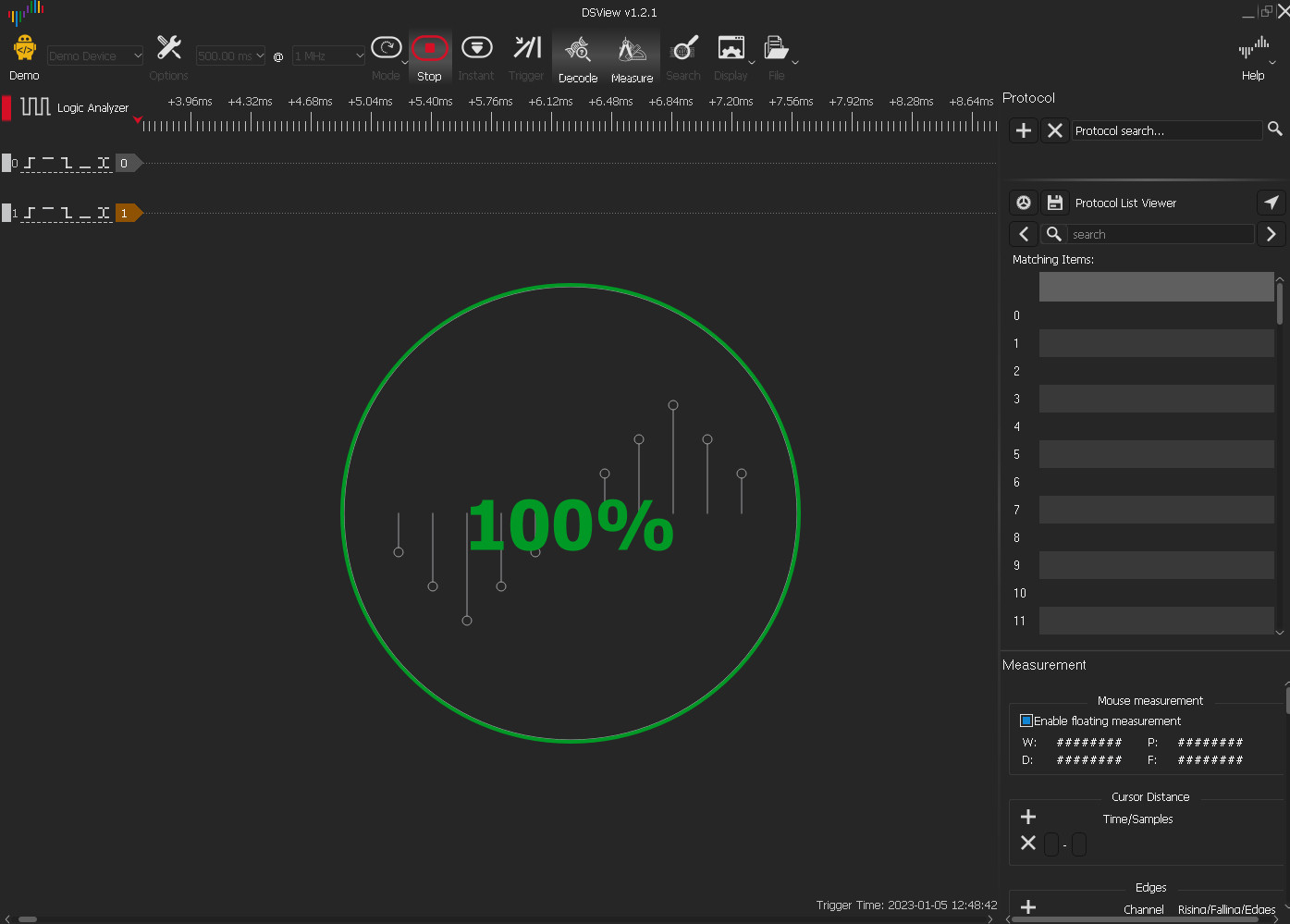How to disable the progress wheel ? · Issue #584 · DreamSourceLab/DSView · GitHub