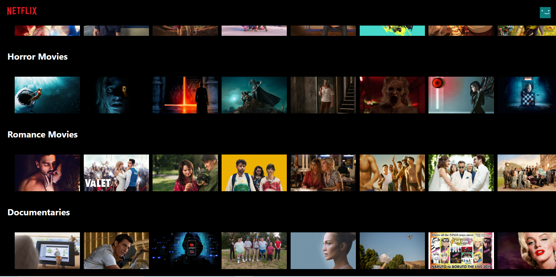 GitHub - jahidshakil/netflix-clone: A full functioning netflix clone react application