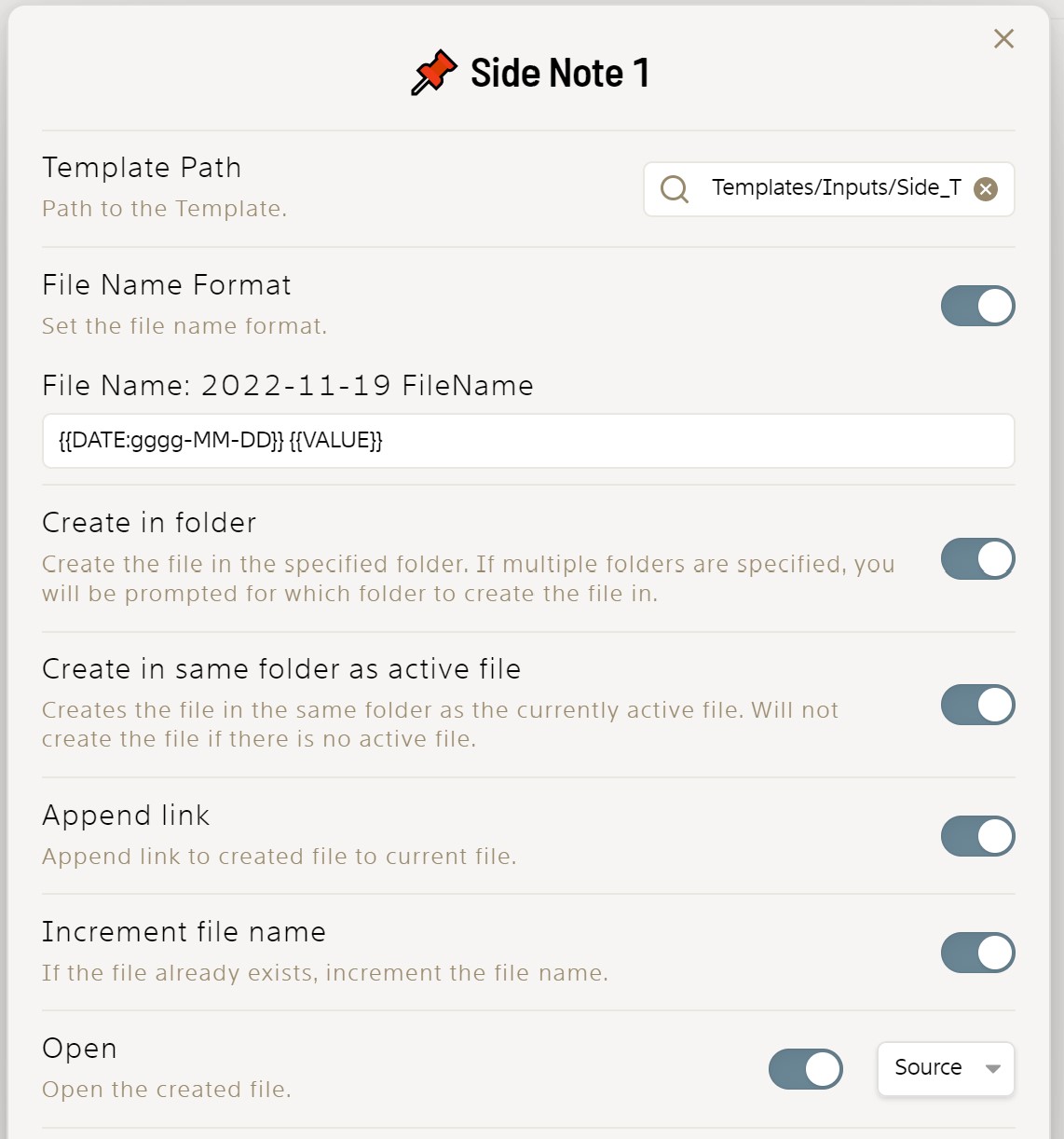 Not recognizing Template folder [BUG] · Issue #320 · chhoumann/quickadd · GitHub
