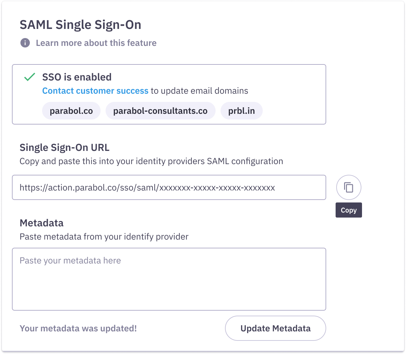 SAML UI: enable SAML dialog · Issue #7662 · ParabolInc/parabol · GitHub