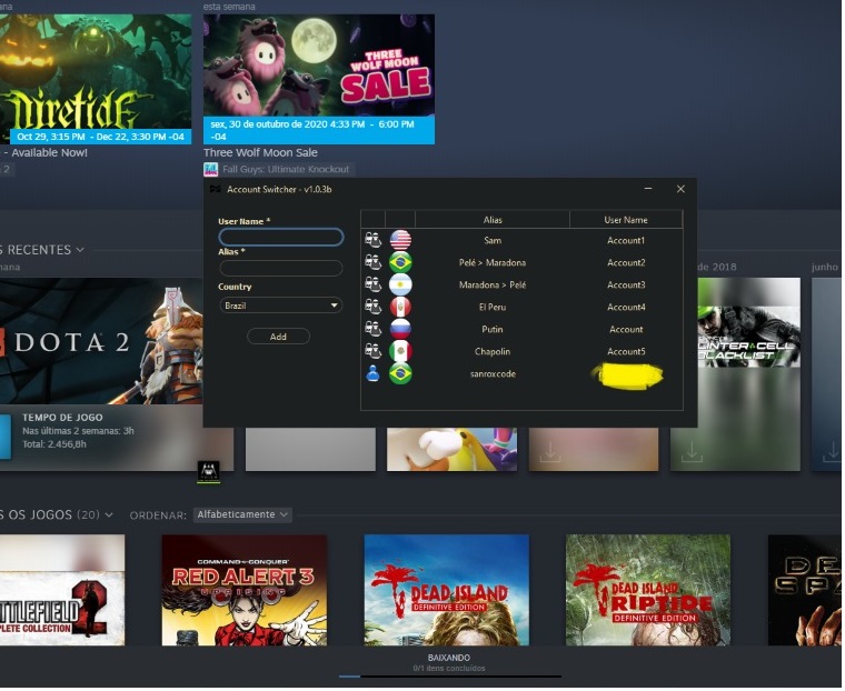 GitHub - sanroxcode/AccountSwitcherBeta: Steam account switcher (in ...