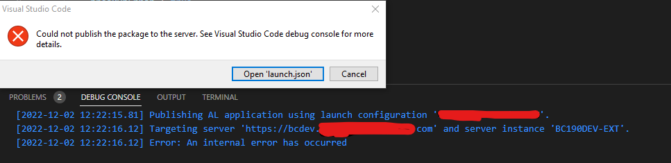 An Internal Error Has Occurred But Doesnt Say What It Is · Issue 7271 · Microsoft Al · Github