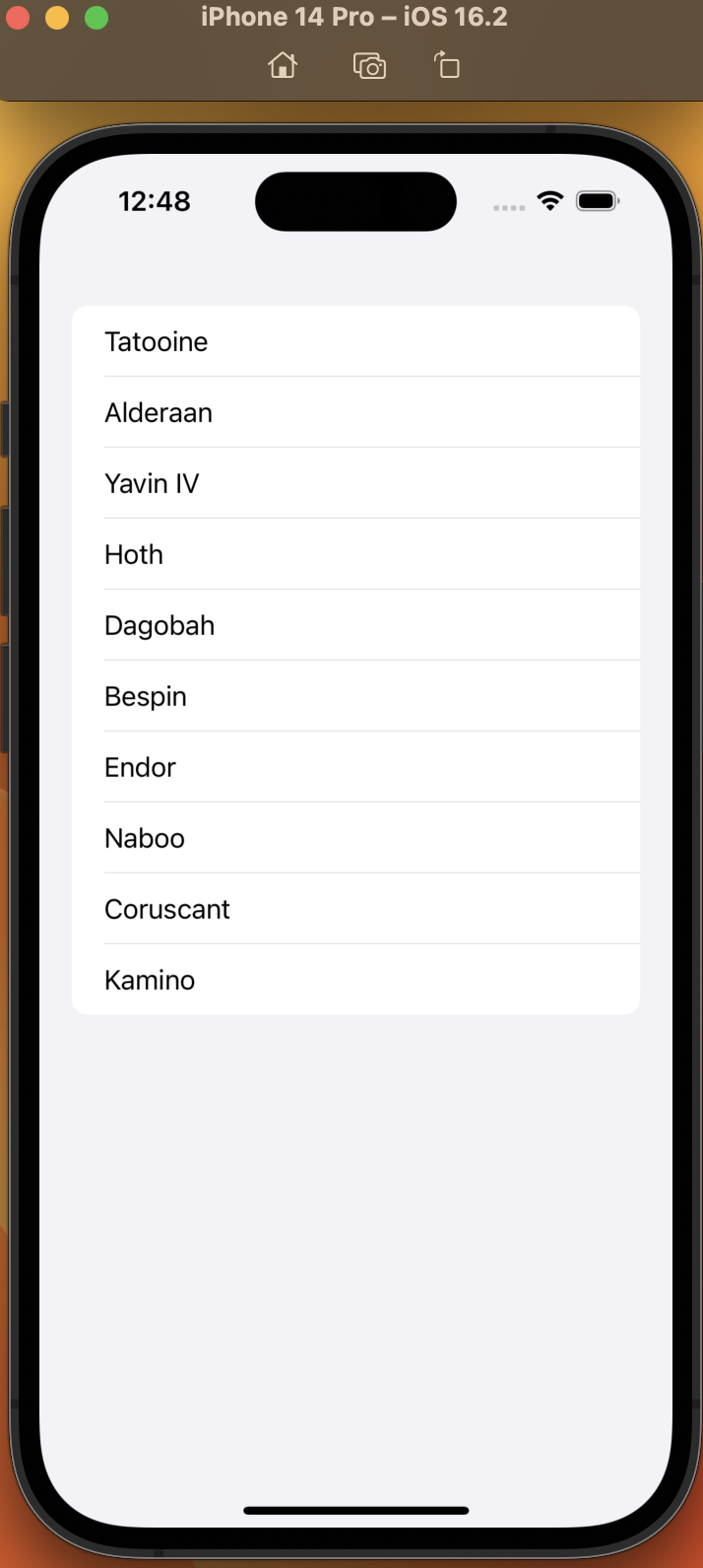 GitHub - jordsek/PlanetsApp