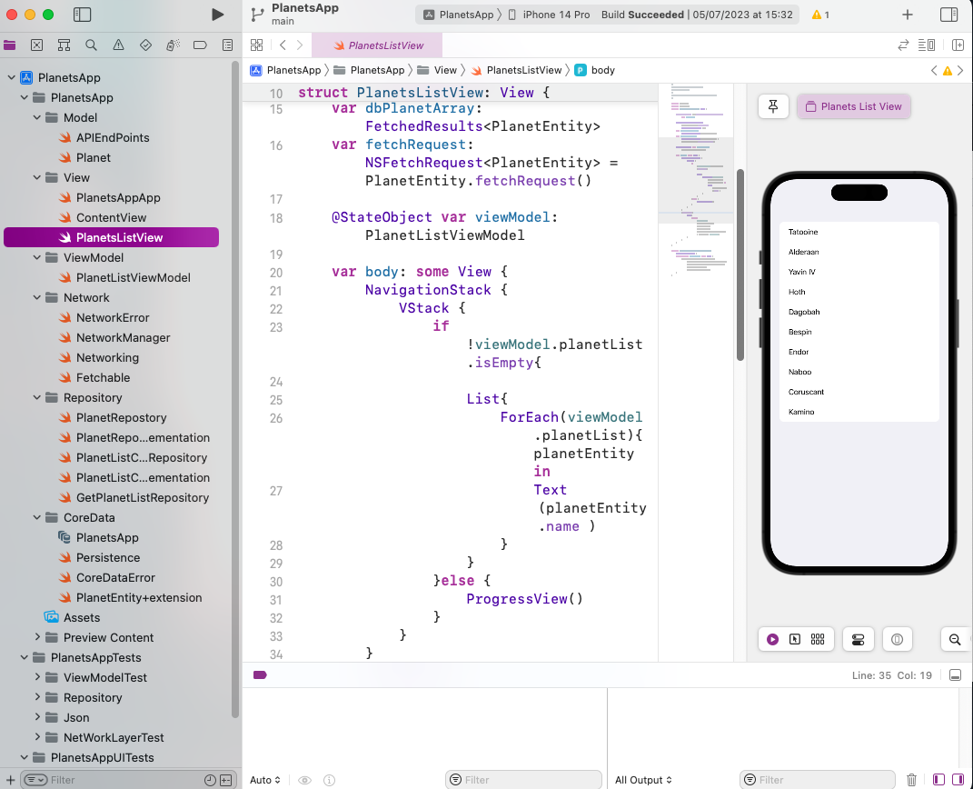 GitHub - jordsek/PlanetsApp