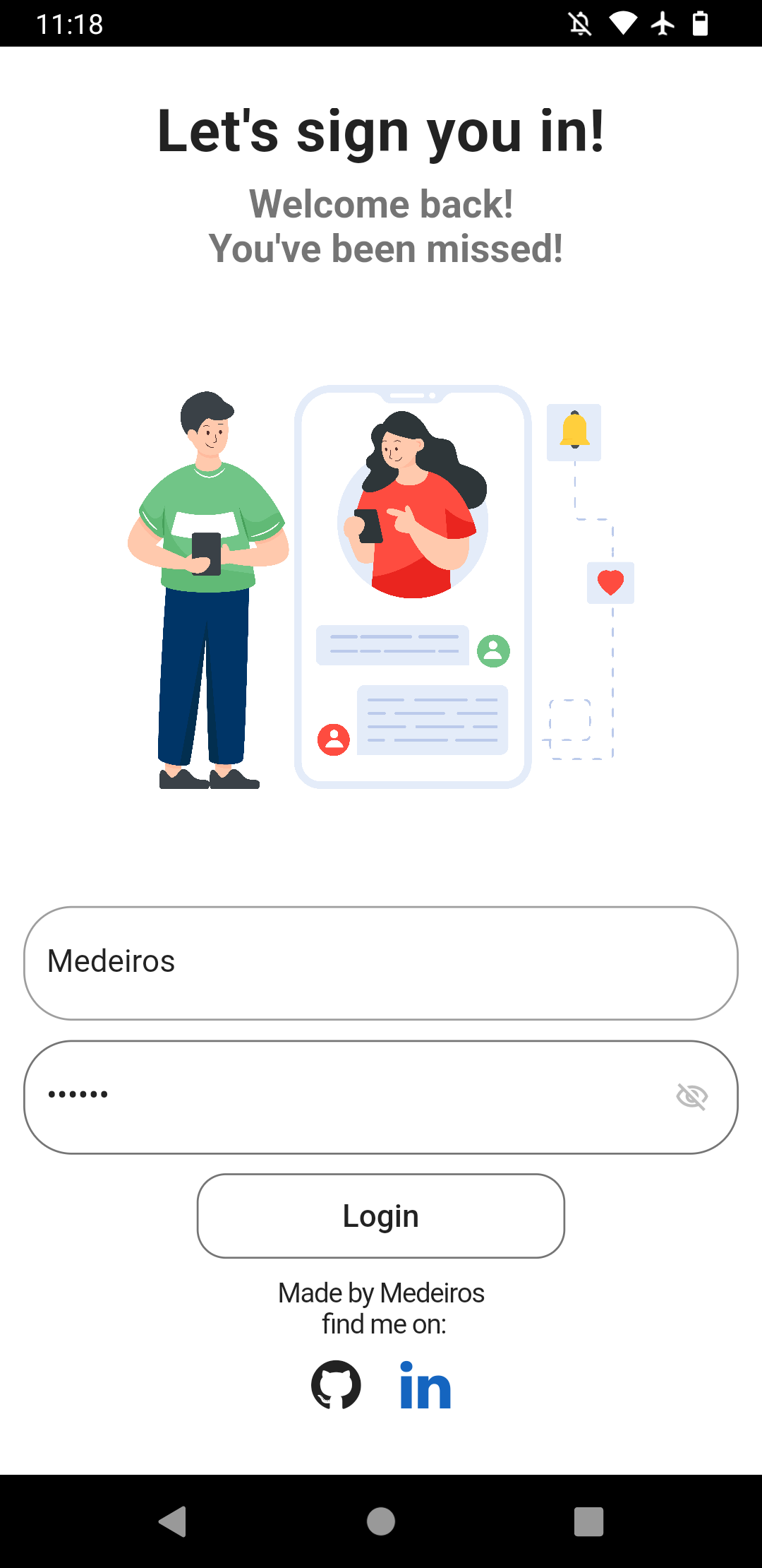 GitHub - e-medeiros1/chat_app: Chat app made with Flutter