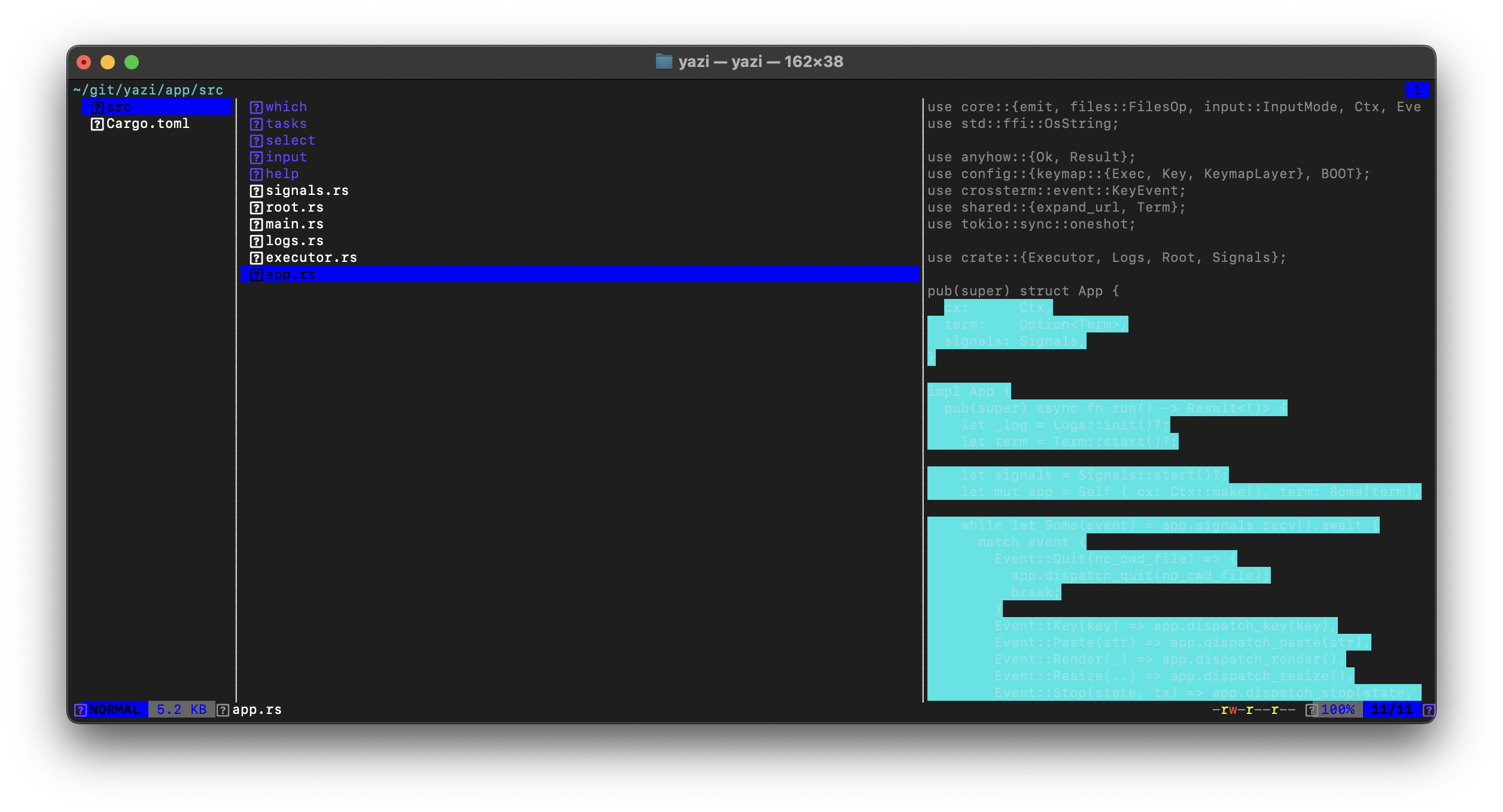 Syntax highlighting on macOS's Terminal.app is strange · Issue #295 · sxyazi/yazi · GitHub