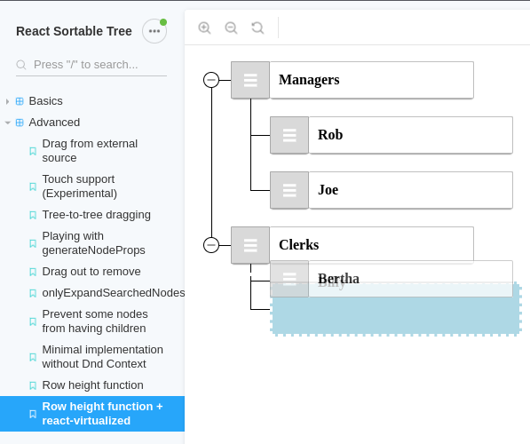 rowHeight not refreshing while dragging · Issue #264 · frontend-collective/react-sortable-tree ...