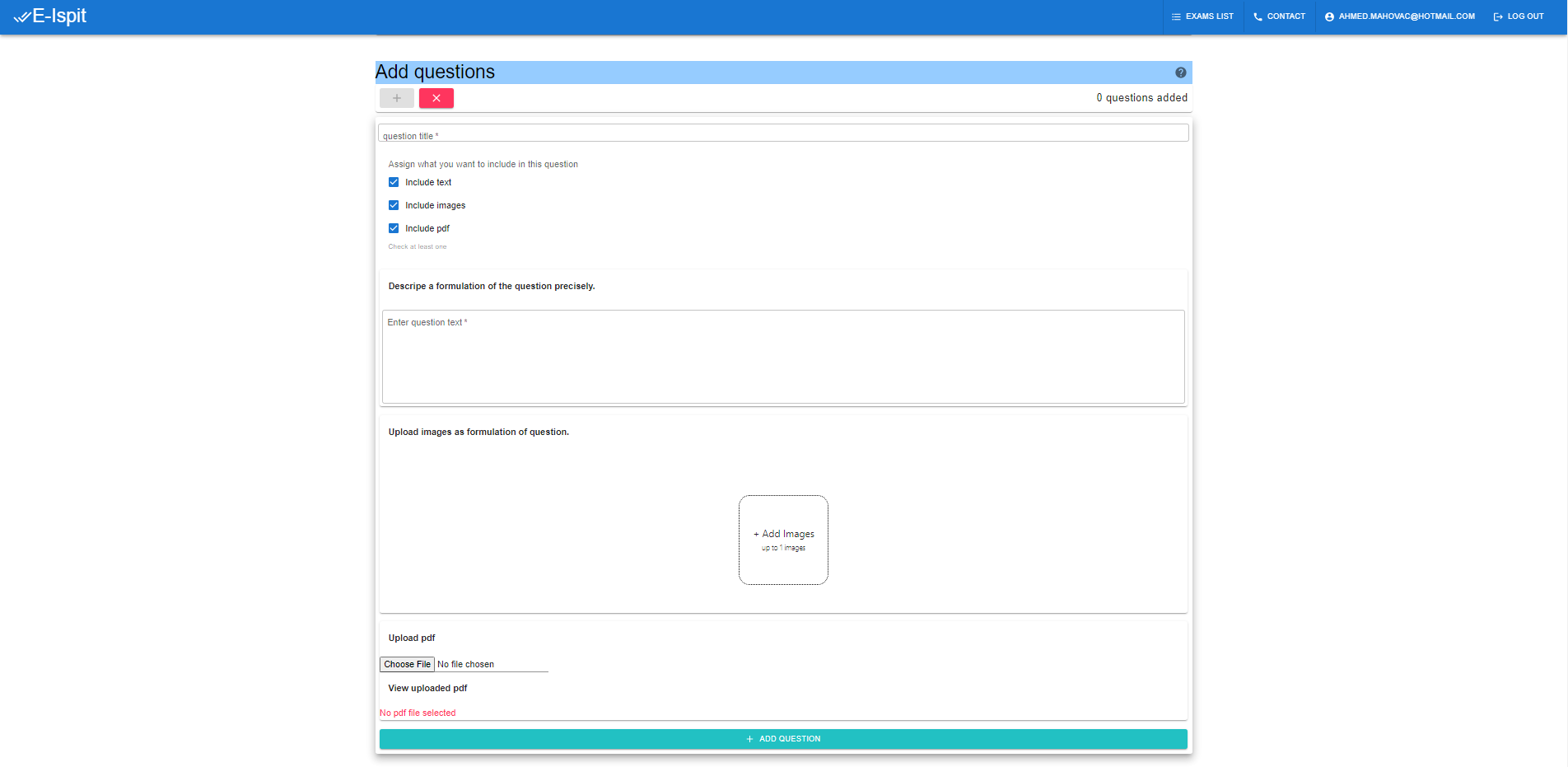 GitHub - ahmedmahovac/EIspitWebAppFrontend