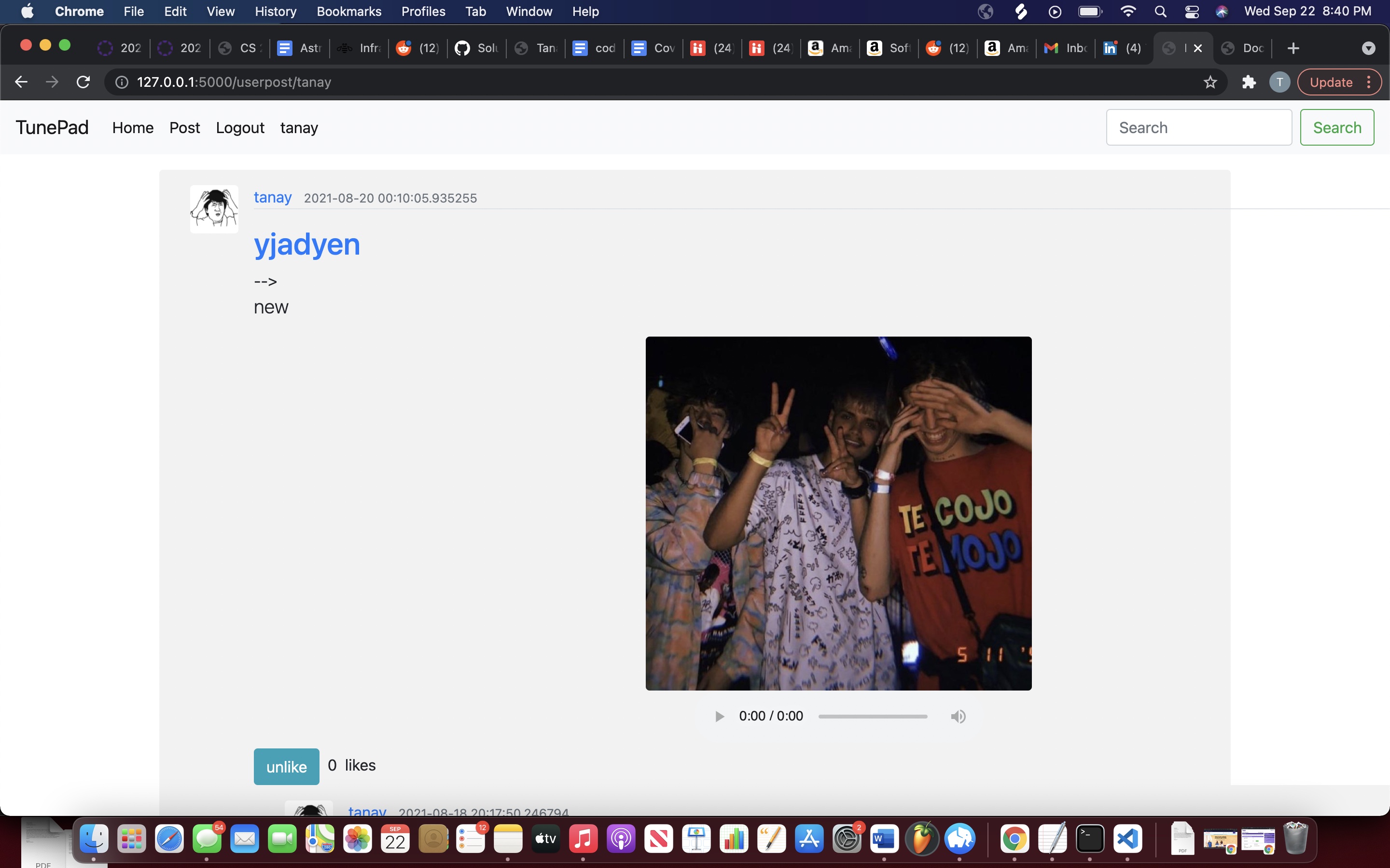 GitHub - tanaysrivastav1/tunepad_social: tunepad social