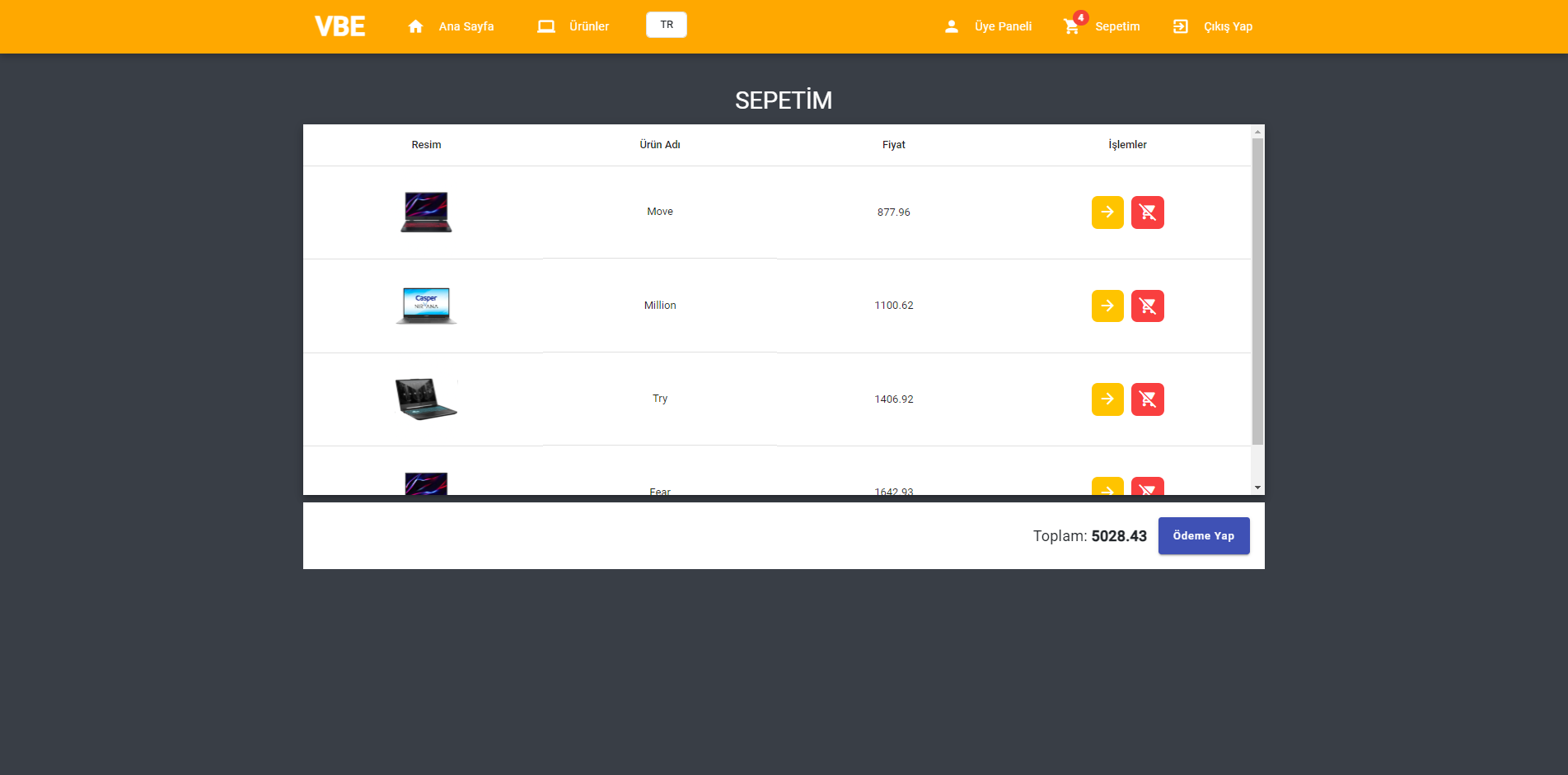 GitHub - ilkaymb/VB-Ecommerce-Client-Angular