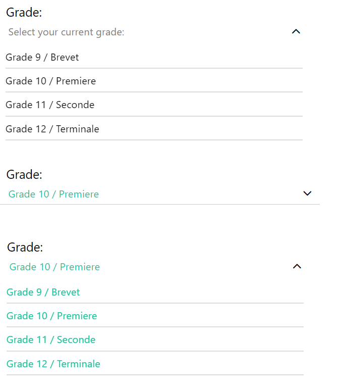 change selected item color in the placeholder position only · Issue #194 · hossein-zare/react ...