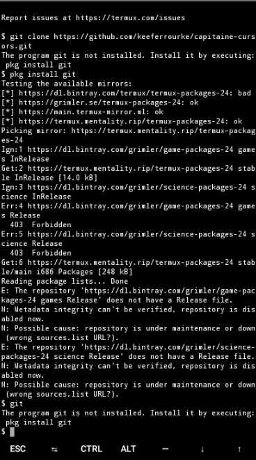 Git Having Trouble Downloading · Issue 7173 · Termuxtermux Packages · Github