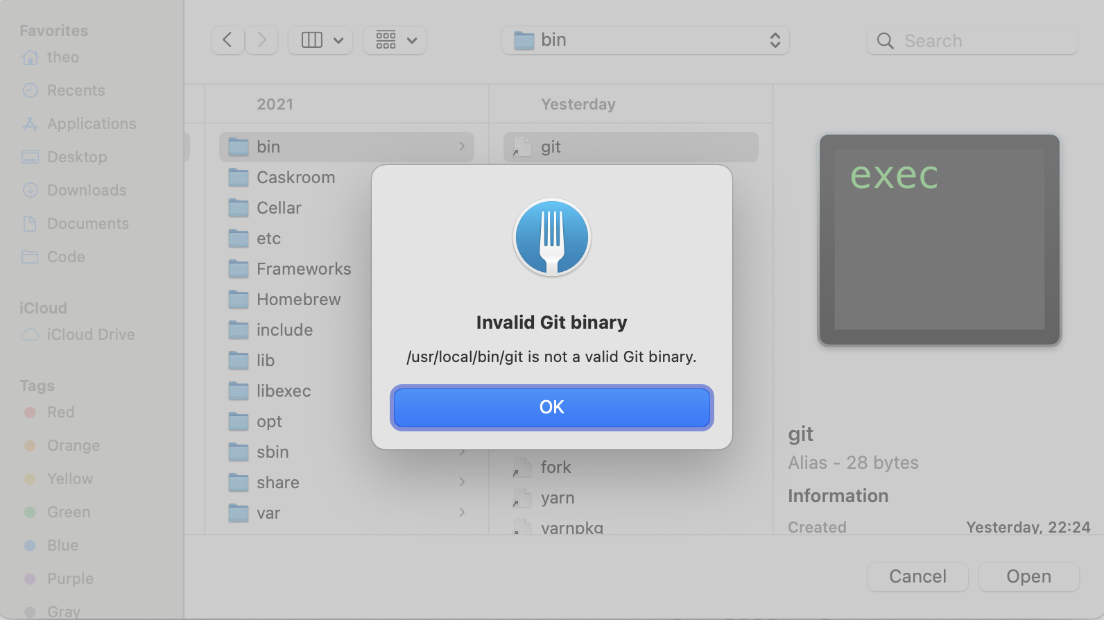 No Version Of Git Accepted As Valid · Issue 1542 · Fork Dev Tracker · Github
