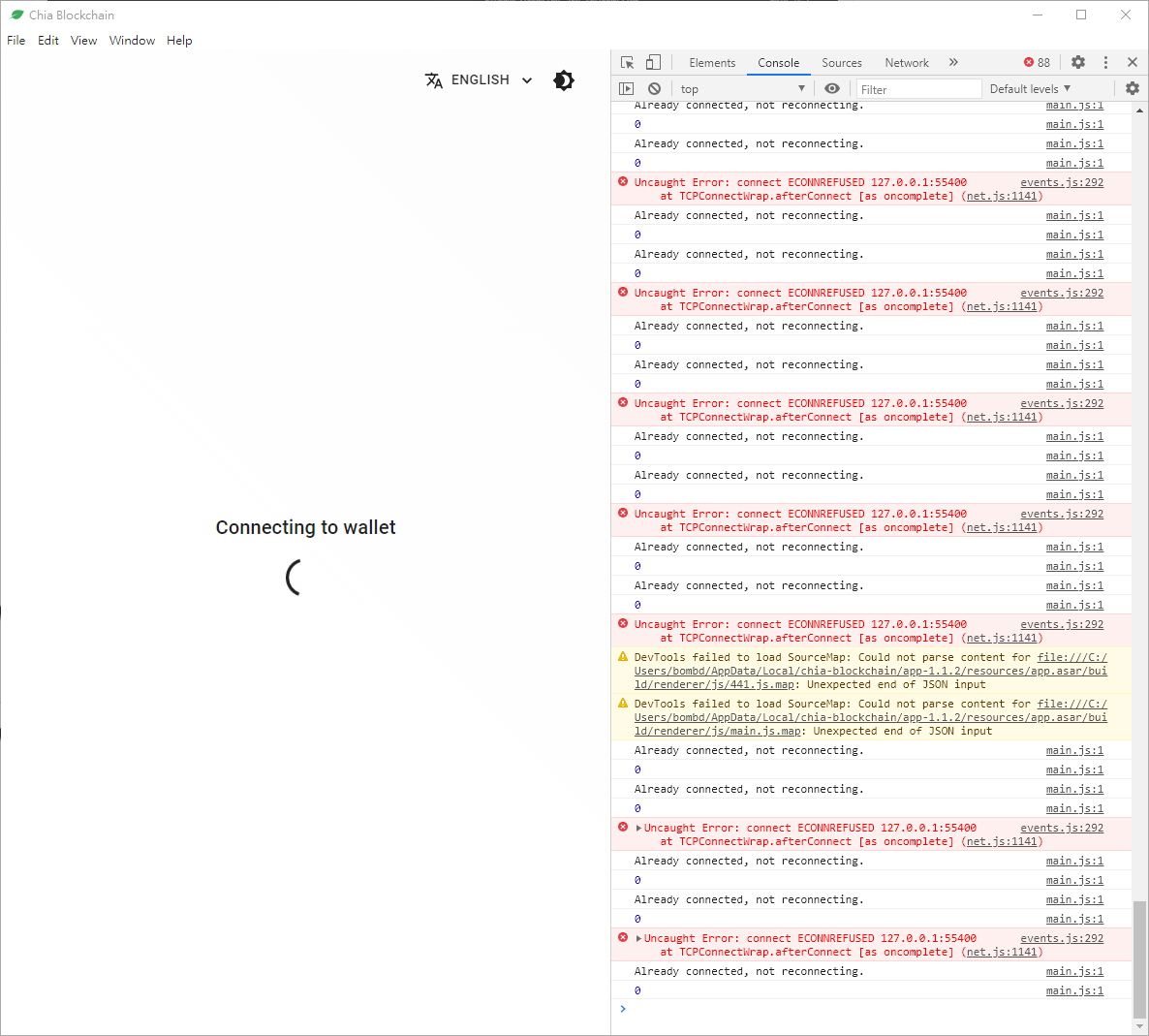 [BUG] Connecting to wallet loop · Issue #3739 · Chia-Network/chia-blockchain · GitHub