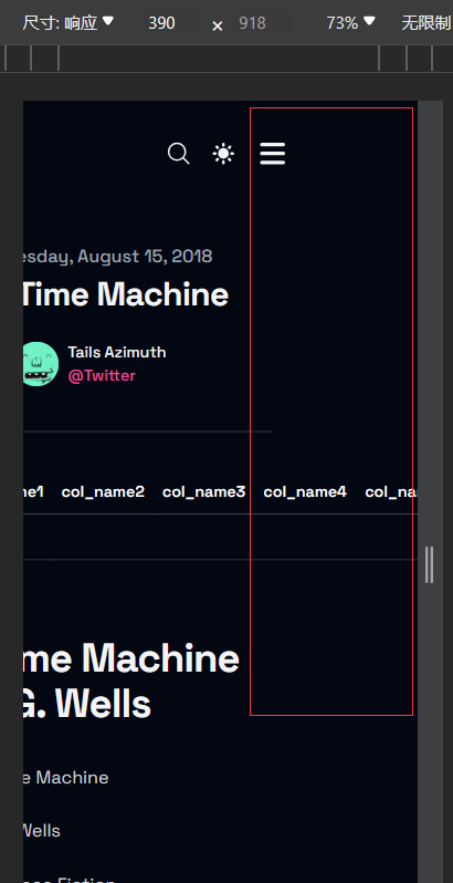 The long table overflow in mobile screen. · Issue #776 · timlrx/tailwind-nextjs-starter-blog ...