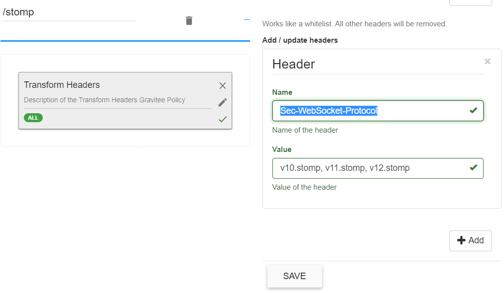 [gateway] Websocket and stomp: getting "Error during WebSocket handshake: Sent non-empty 'Sec ...