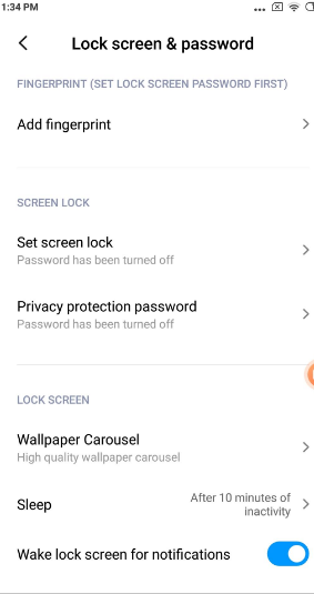 AppSettings.openSecuritySettings() opening security settings but need ...