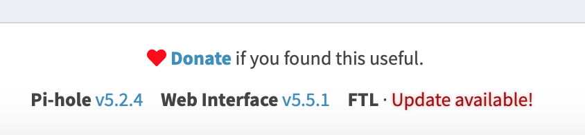 FTL update available · Issue #775 · pi-hole/docker-pi-hole · GitHub