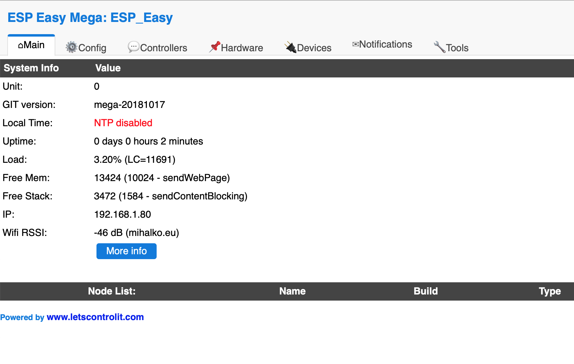 Webif not loading/unresponsive in Mega · Issue #1916 · letscontrolit/ESPEasy · GitHub