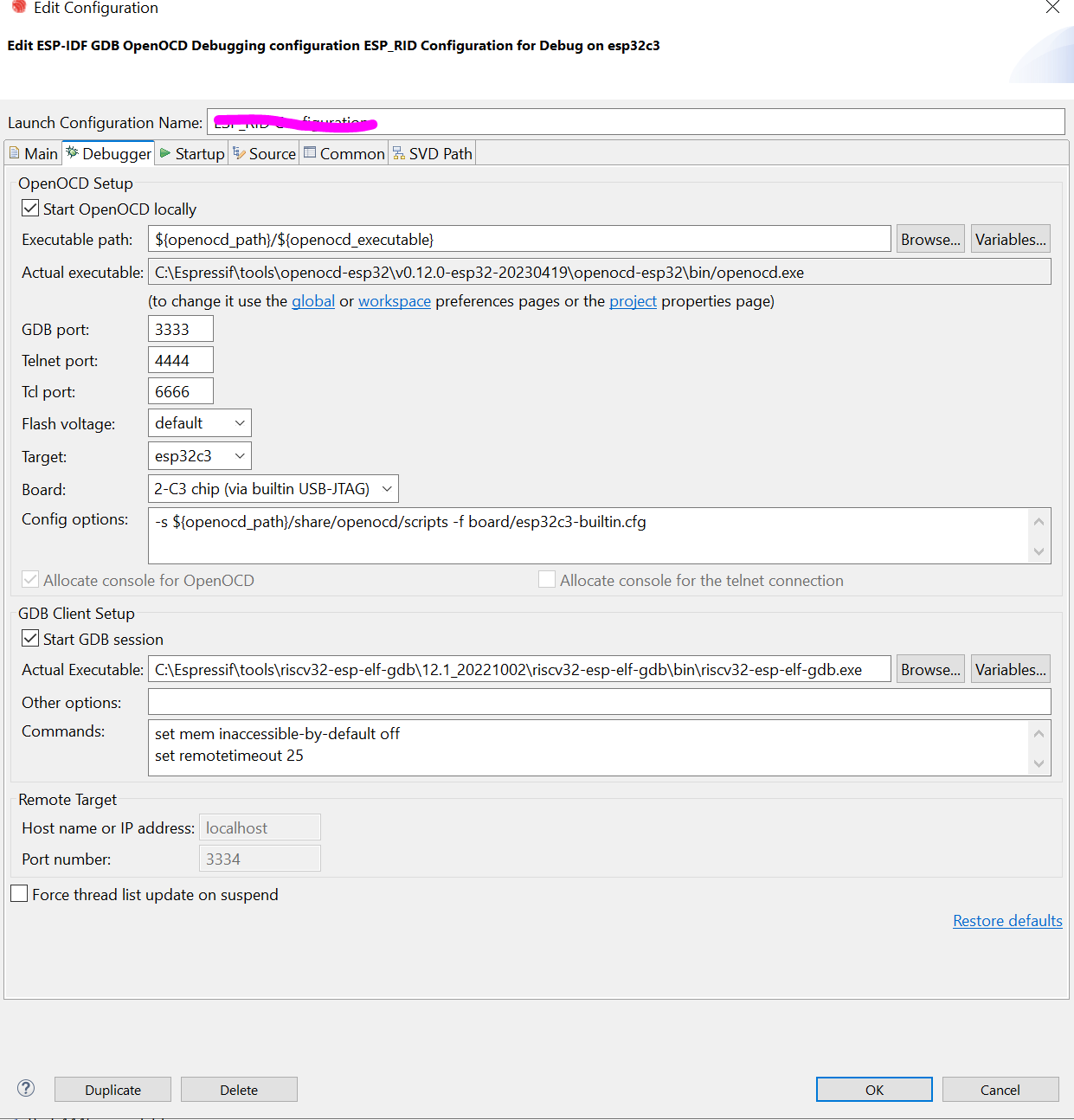 [Espressif IDE/ESPC3] OpenOCD/GDB/debug suddently stop working (IEP-1115) · Issue #858 ...