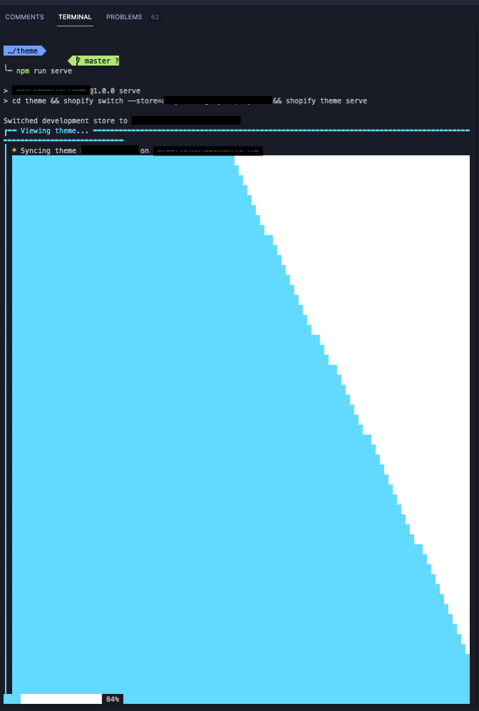 Changing terminal width while running `serve` causes visual progress bar bug · Issue #1299 ...