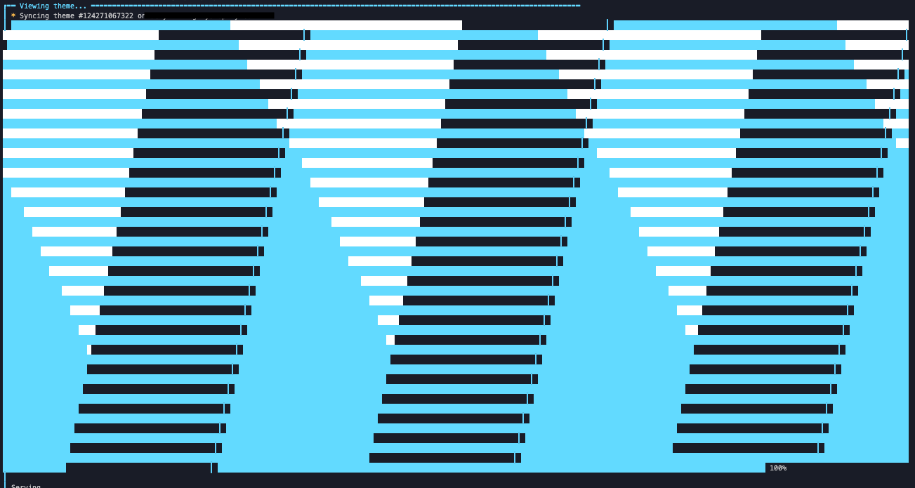 Changing terminal width while running `serve` causes visual progress bar bug · Issue #1299 ...