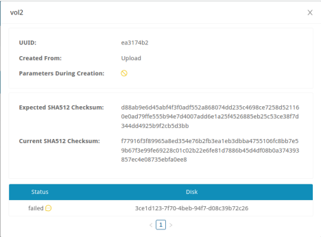 [BUG] Backing image is stuck at `in-progress` status if the provided checksum is incorrect ...
