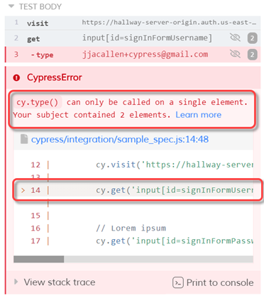 Error received erroneously: 'cy.type() can only be called on a single element' · Issue #8970 ...