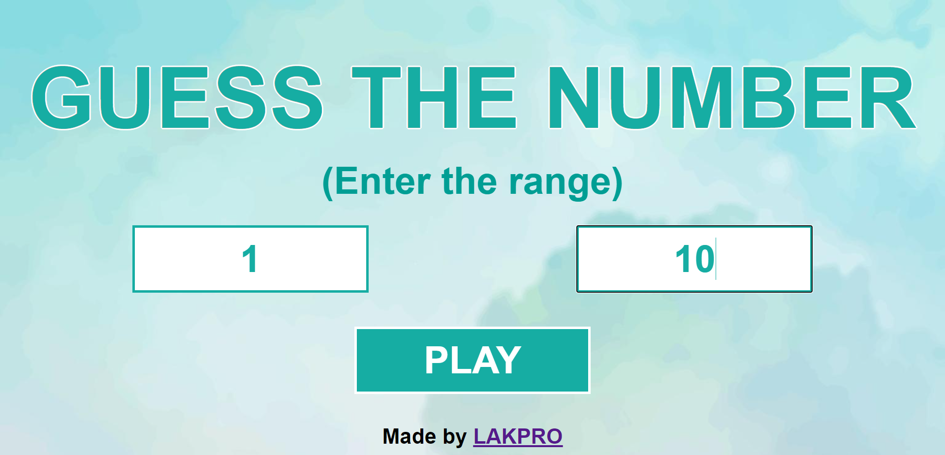 GitHub - lakpro/guessnumber: Guess the correct number in minimum possible turns.