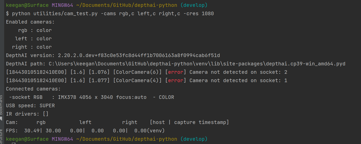 [BUG] Cam Test Fails on OAK-FFP-3P with 2x AR0234 and IMX378 · Issue ...