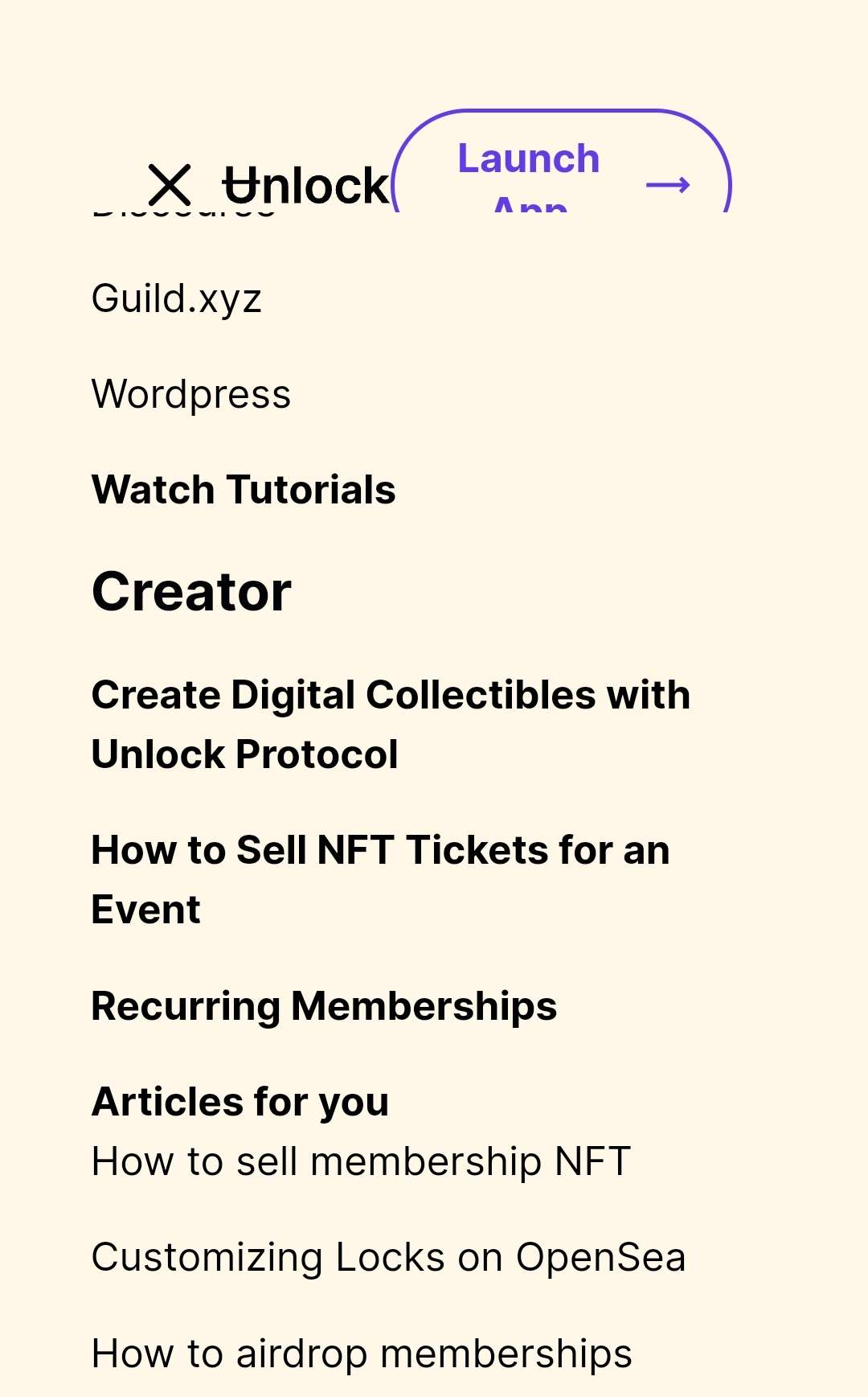 Unresponsive header and not clickable links on mobile · Issue #10618 · unlock-protocol/unlock ...