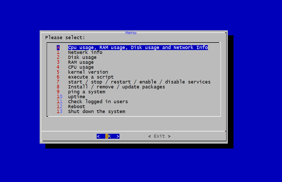 Github Robindbllinux Tui Management A Script To Automate And Simplify Simple System Tasks
