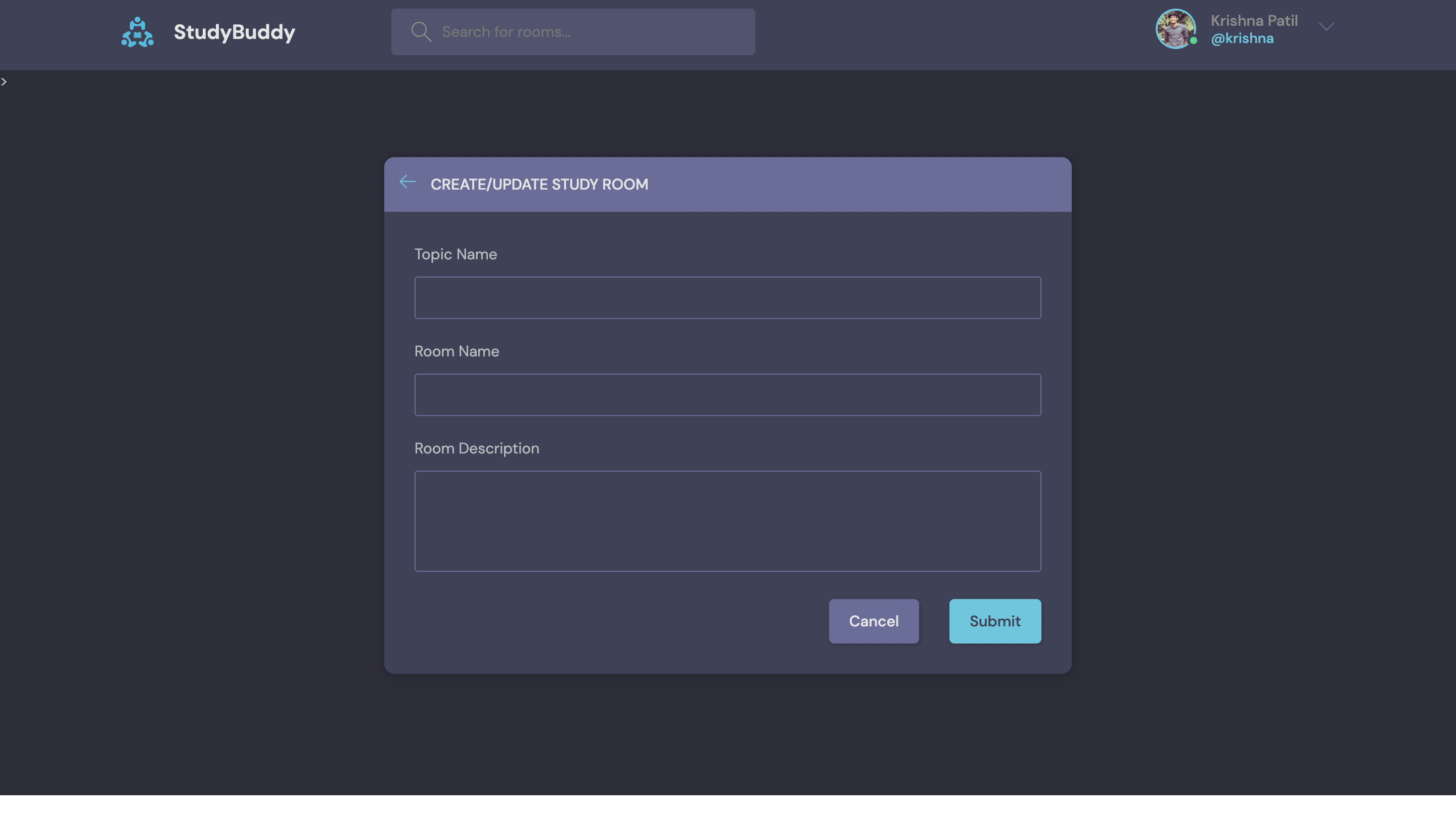 GitHub - Krishna-Patil/Chat-Room-Web-Application