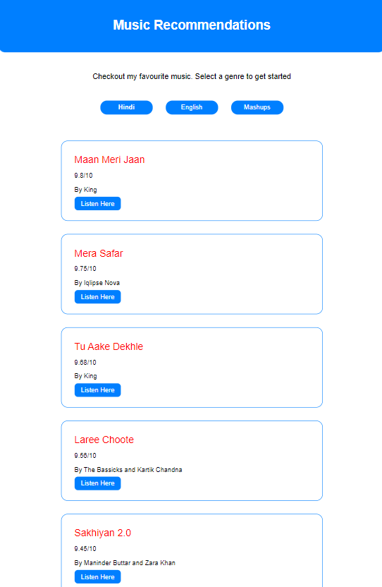 GitHub - akshaykamath45/markNine-Music-Recommendation-App: Music Recommendation App (Using React JS)