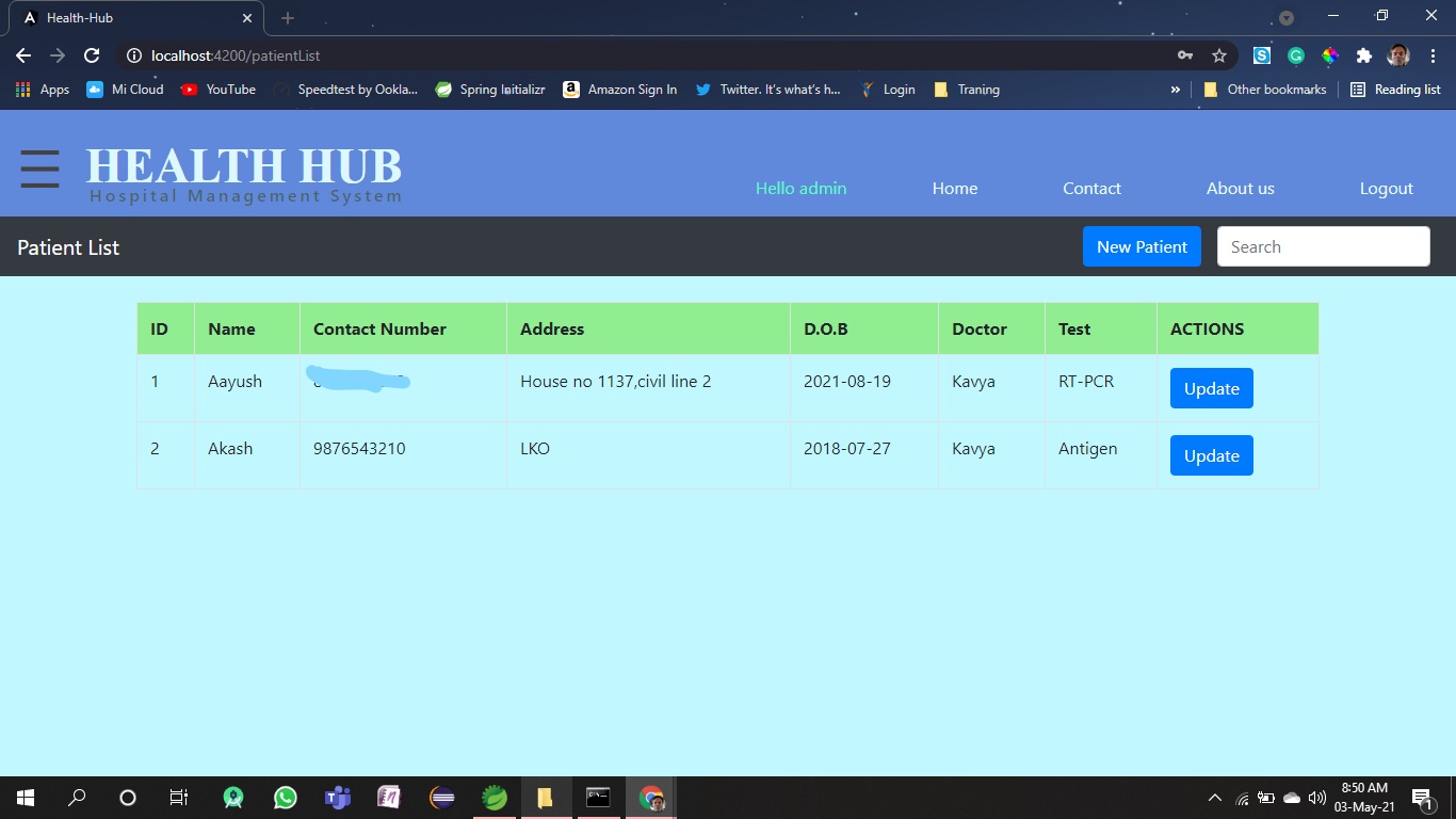 GitHub - AsaduzzamanRimo/Health-Care-System: Java spring and Angular