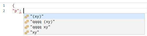 Completion Items For JSON Schema Enum Values Depend On Leading Double 