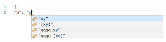 Completion Items For JSON Schema Enum Values Depend On Leading Double 