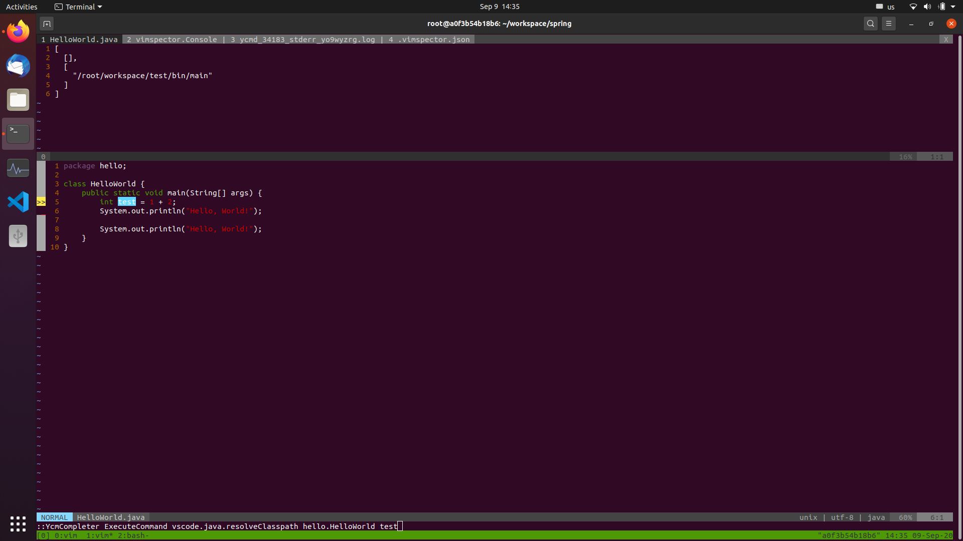 java jdt.ls automatic classpaths resolve · Issue #253 · puremourning/vimspector · GitHub