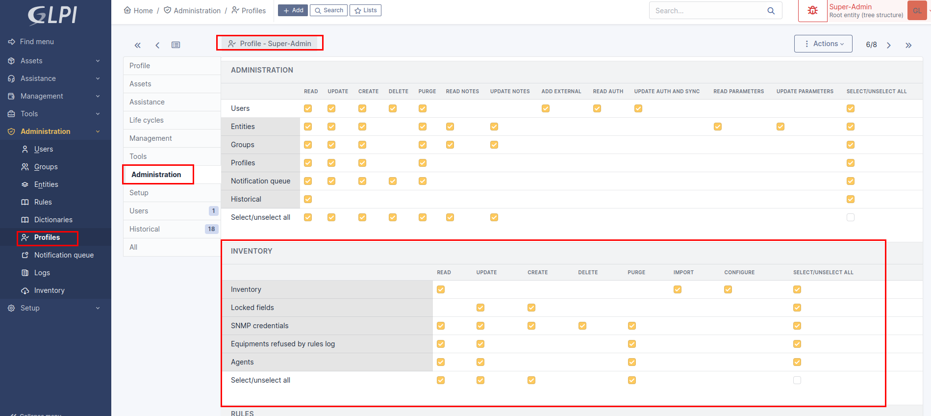 Can't unlock fileds becasue checkbox is missing · Issue #14078 · glpi-project/glpi · GitHub