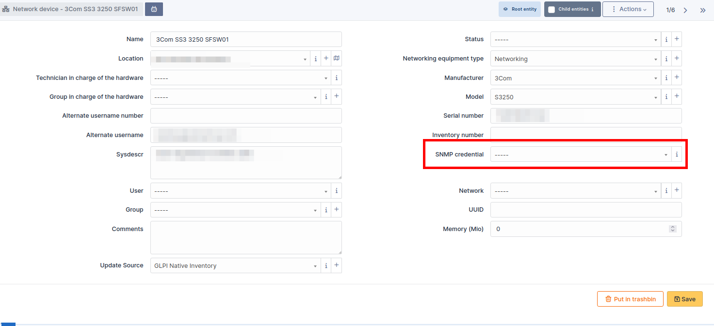 snmp v3 password containing special characters not accepted · Issue #332 · glpi-project/glpi ...