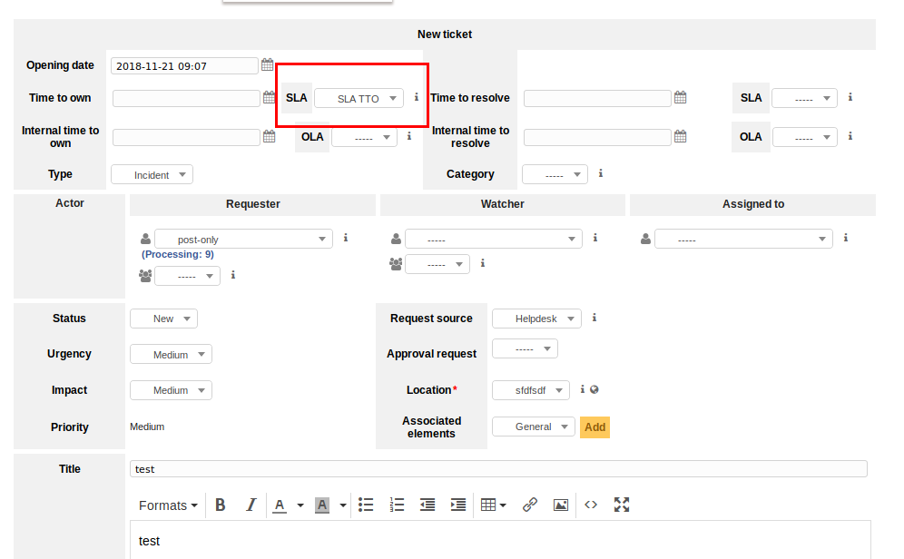 Bug - Time To Own + Progress Bar · Issue #4946 · glpi-project/glpi · GitHub