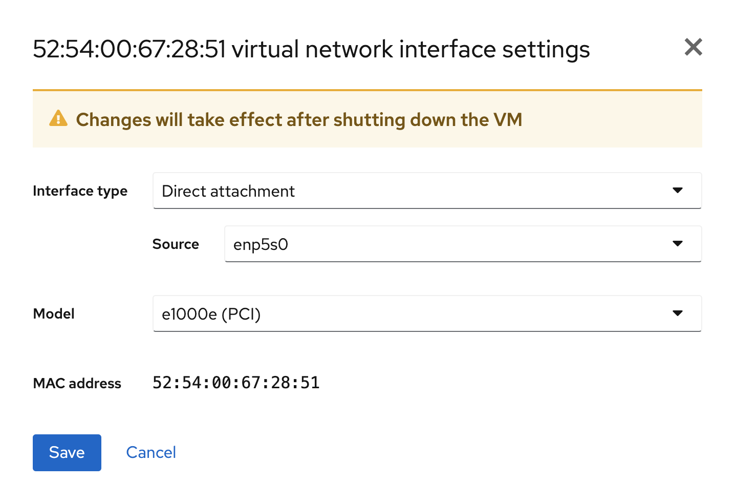 Can't Connect to VM / Direct Network Connection with Interface Not ...