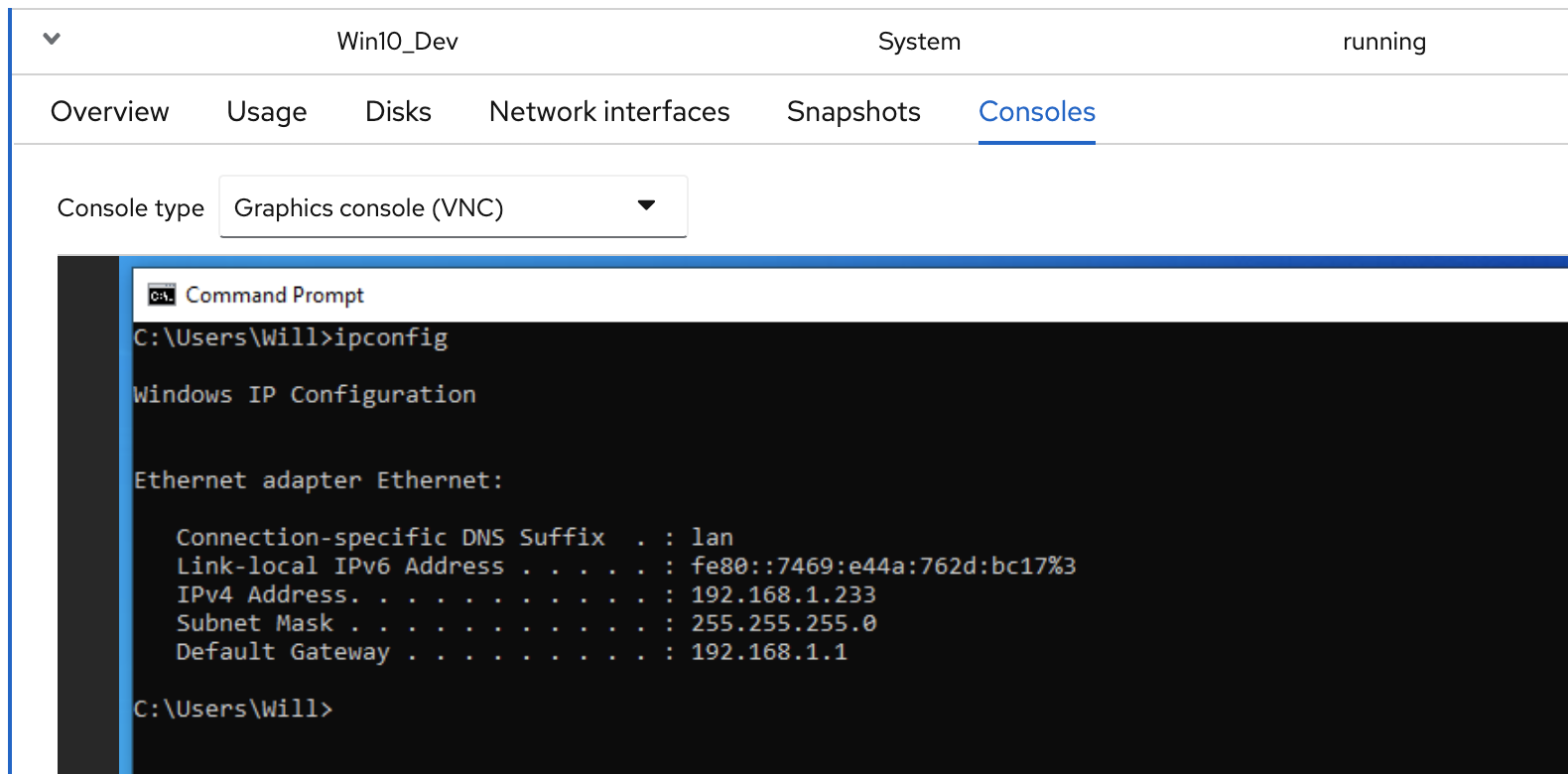 Can't Connect to VM / Direct Network Connection with Interface Not ...