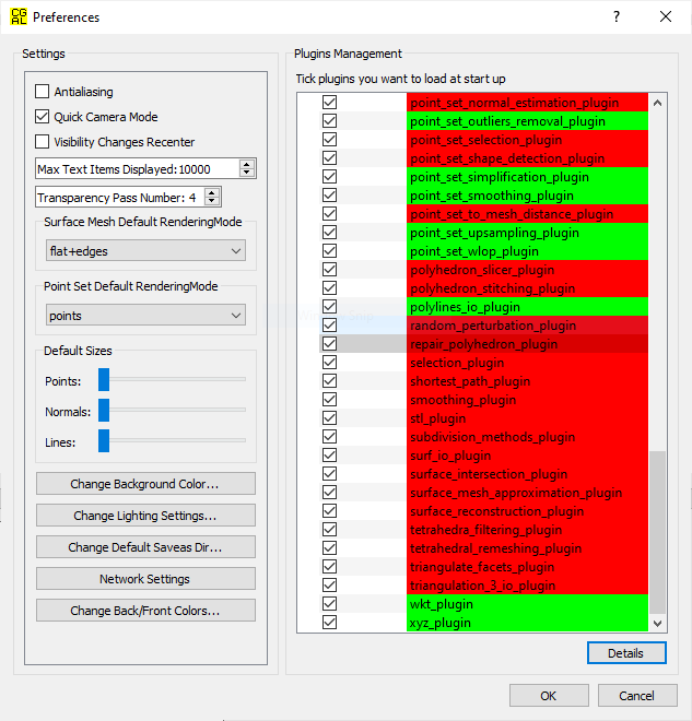 Polyhedron3 Demo Cannot Detect Most Of The Plugins · Issue 7008 · Cgal