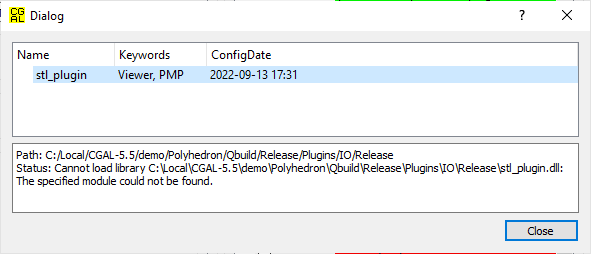 Polyhedron3 Demo Cannot Detect Most Of The Plugins · Issue 7008 · Cgal