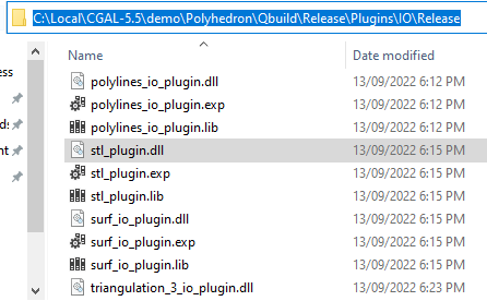 Polyhedron3 Demo cannot detect most of the plugins · Issue #7008 · CGAL/cgal · GitHub