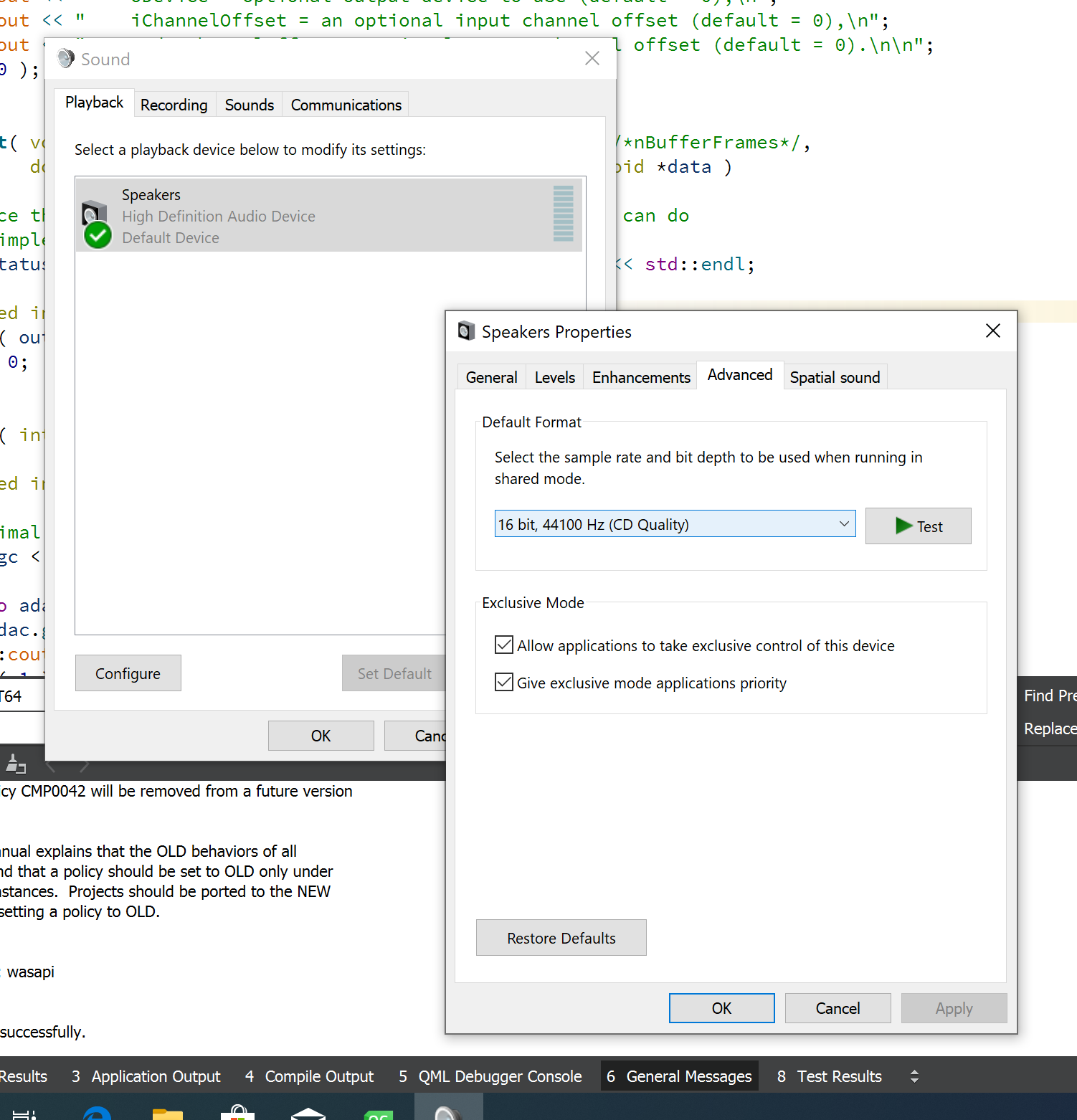 WASAPI Input stream issue · Issue #248 · thestk/rtaudio · GitHub
