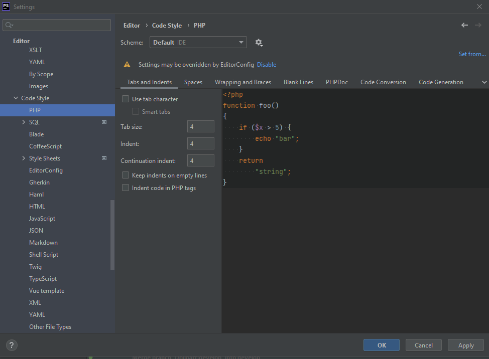 Phpstorm Config For Codestyle · Issue 18470 · Dolibarrdolibarr · Github