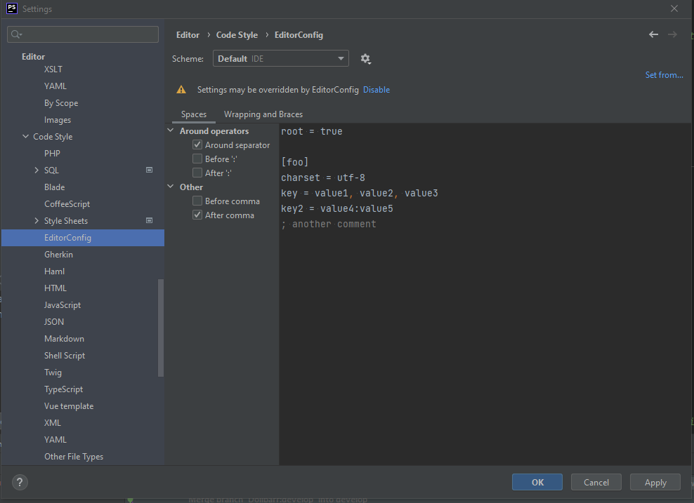 phpstorm config for codestyle · Issue #18470 · Dolibarr/dolibarr · GitHub