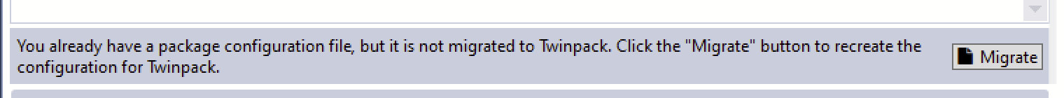 eventually add a note here (see picture) if the configuration file should be put under version ...